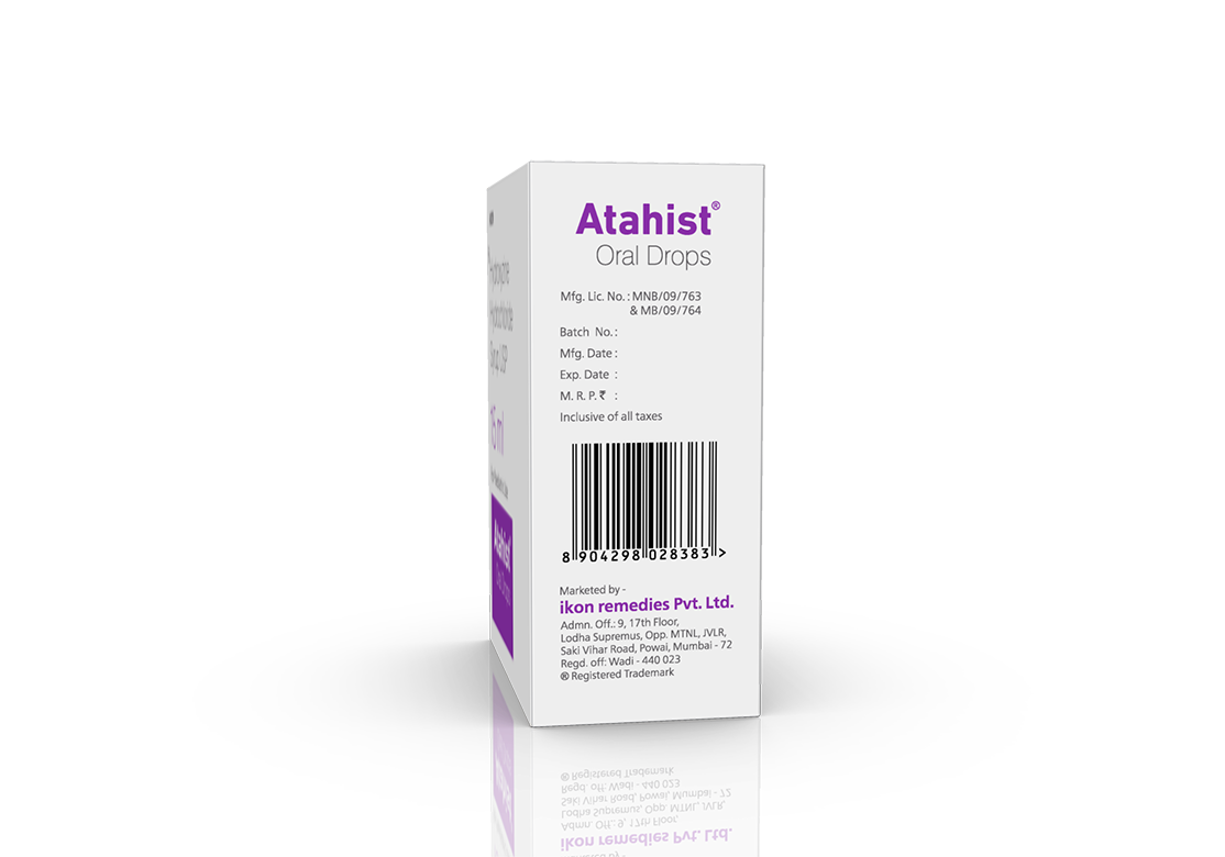 Atahist Drops Supplier in India - Ikon Remedies Pharma