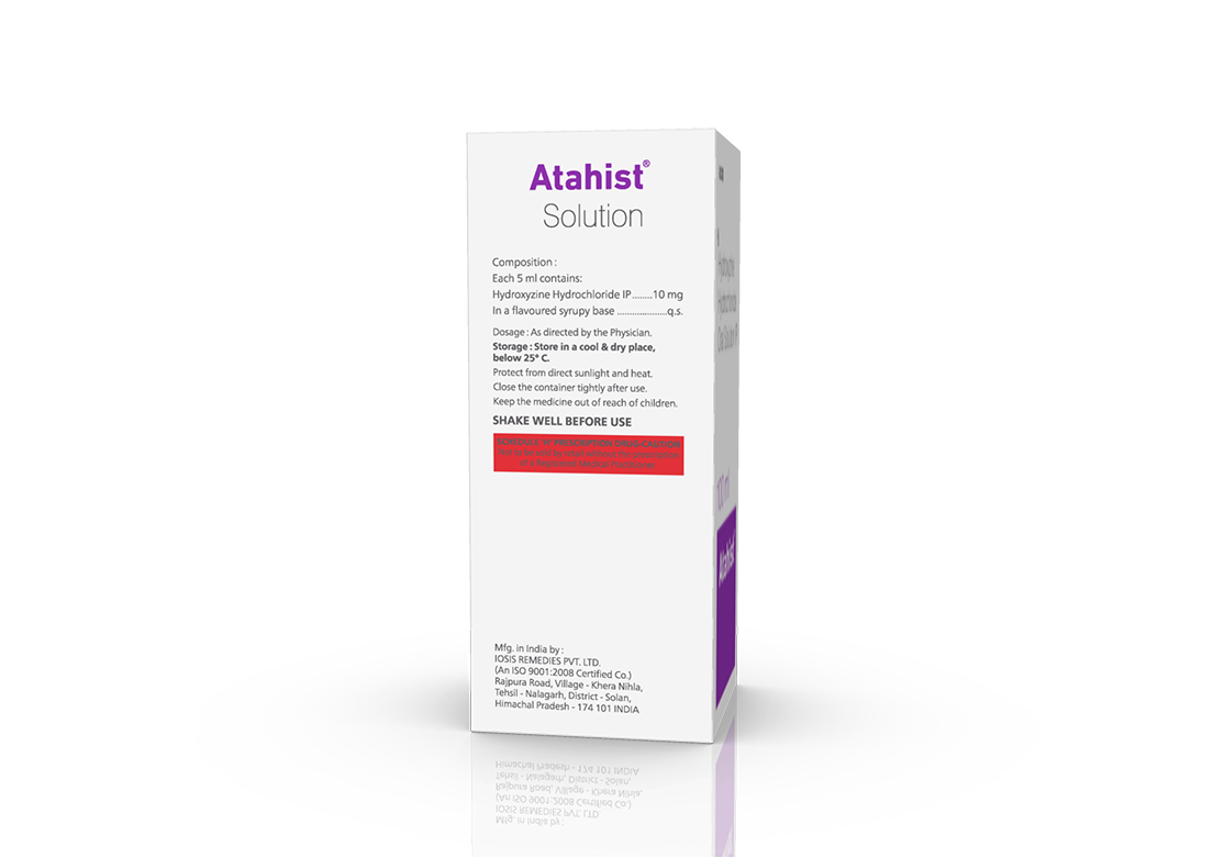 Atahist Syrup Supplier in India - Ikon Remedies Pharma