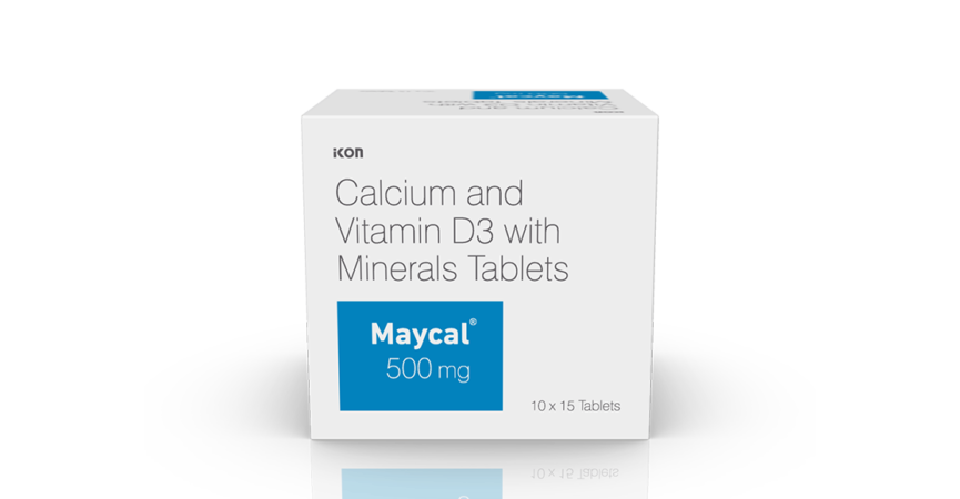 Maycal Tablets Suppliers in India- Ikon Remedies Pharmaceuticals