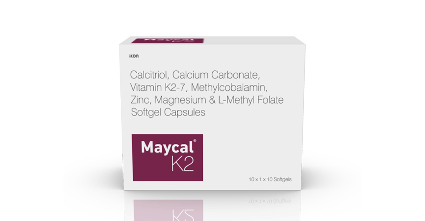 Maycal-K2 Softgels Suppliers in India - Ikon Remedies