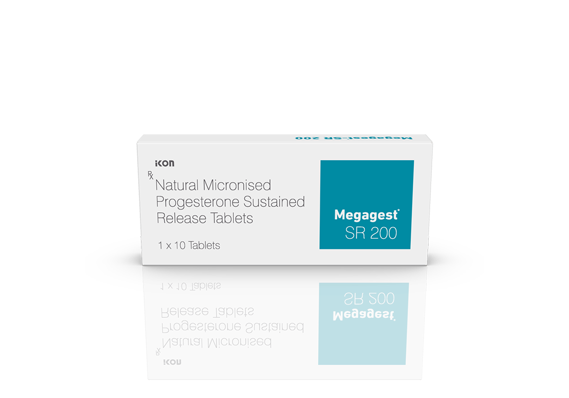 Megagest-SR 200 mg Tablets Suppliers in India - Ikon Remedies