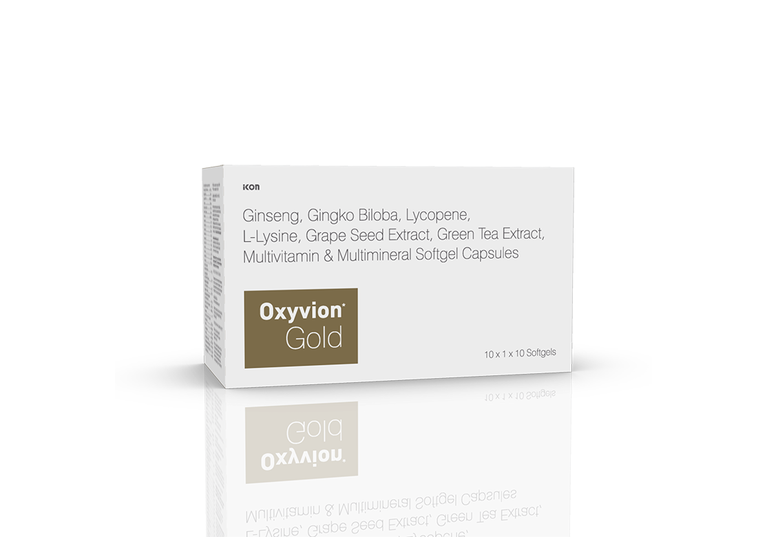 Oxyvion Gold Softgels Supplier in India | Ikon Remedies Pharma