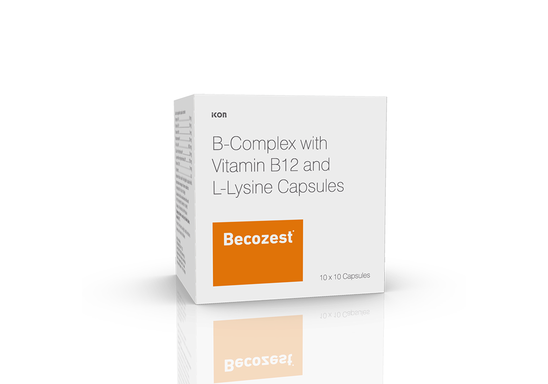 Becozest Capsules Suppliers in India - Ikon Remedies