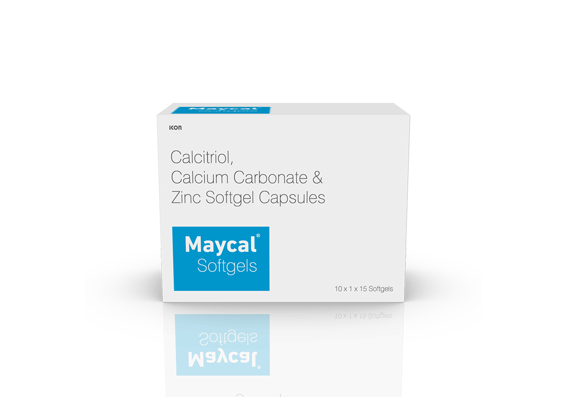 Maycal Softgels Suppliers in India - Ikon Remedies