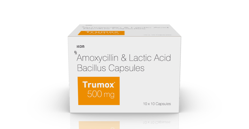 Trumox 500 mg Capsules | Supplier in India | Ikon Remedies