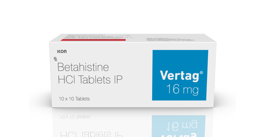 Vertag Tablets | Betahistine | Suppliers in India | Ikon Remedies