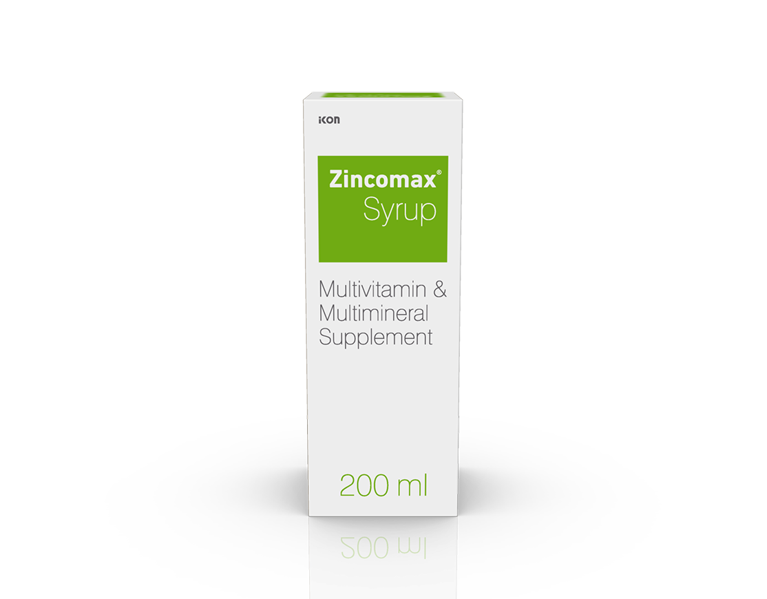 Zincomax Syrup | Multivitamins | Suppliers in India | Ikon Remedies