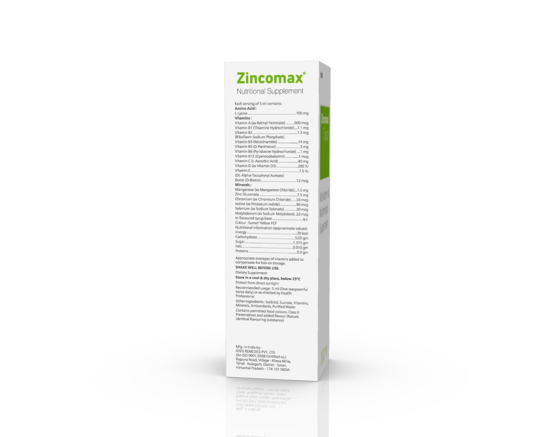 Zincomax Syrup | Multivitamins | Suppliers in India | Ikon Remedies